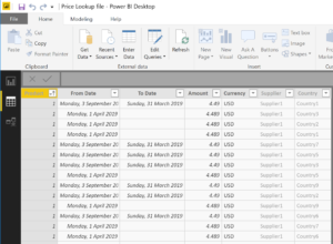 Look up values within a date range using DAX
